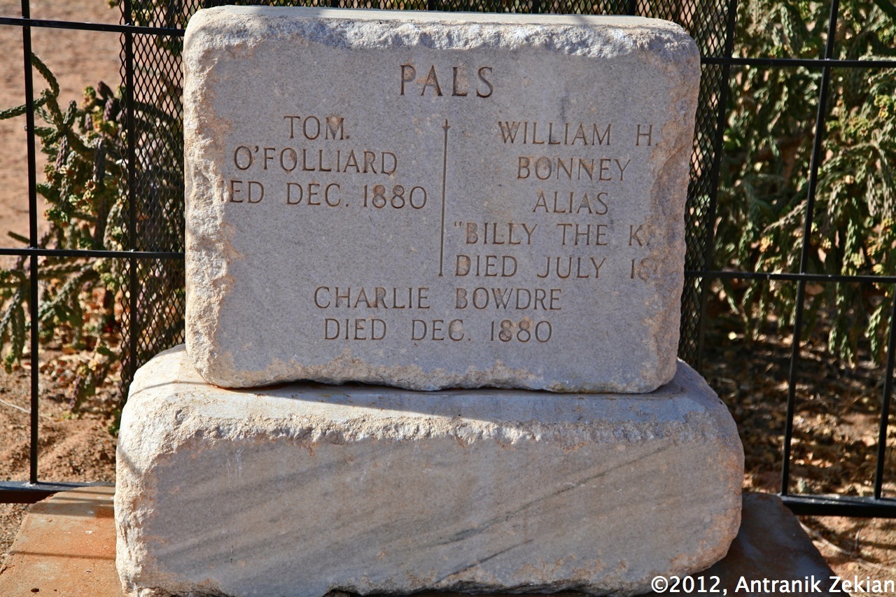 Billy The Kid Grave Grave At Historic Cemetery At Semi Ghost Town Of